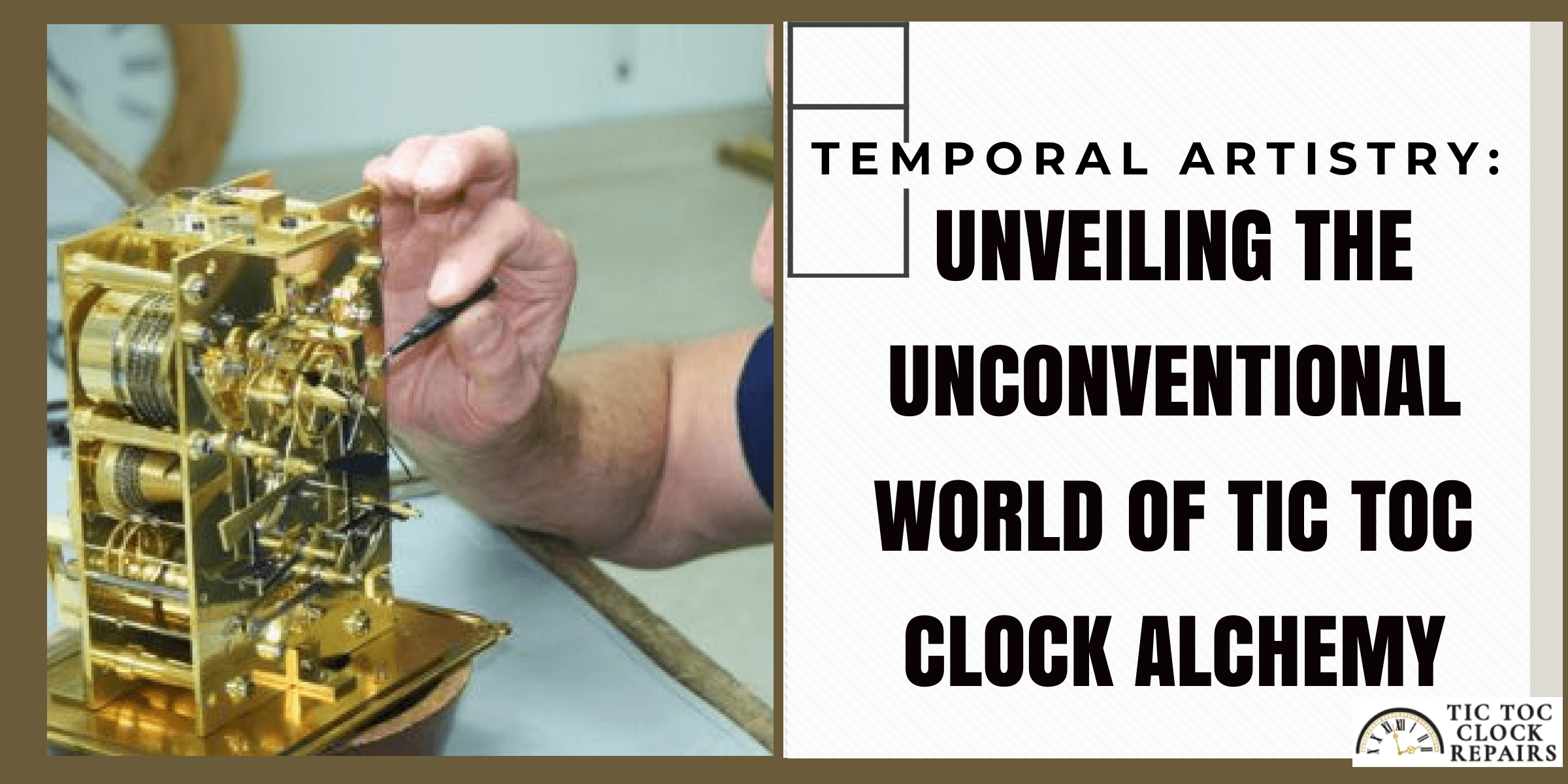 Temporal Artistry: Unveiling the Unconventional World of Tic Toc Clock ...